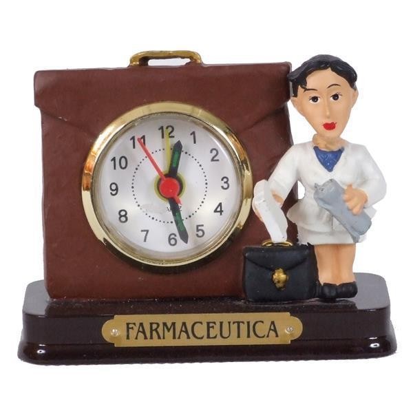 Boneco Profissional Farmacêutica Miniatura Com Relógio 8Cm | Shopee Brasil