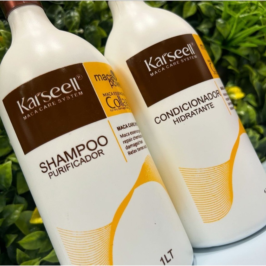 Kit Shampoo + Condicionador Karseell 1L | Shopee Brasil