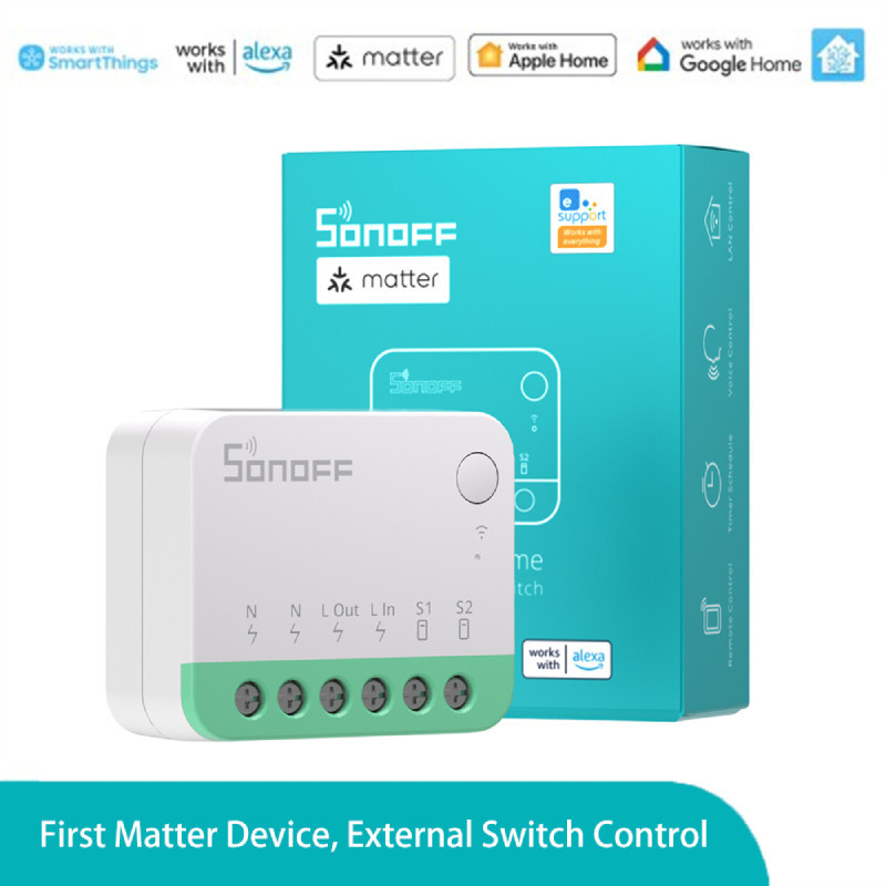 Sonoff Minir4m Zigbee Wifi Smart Switch Sem Necessidade De Fio Neutro Home Scene Breaker Relay