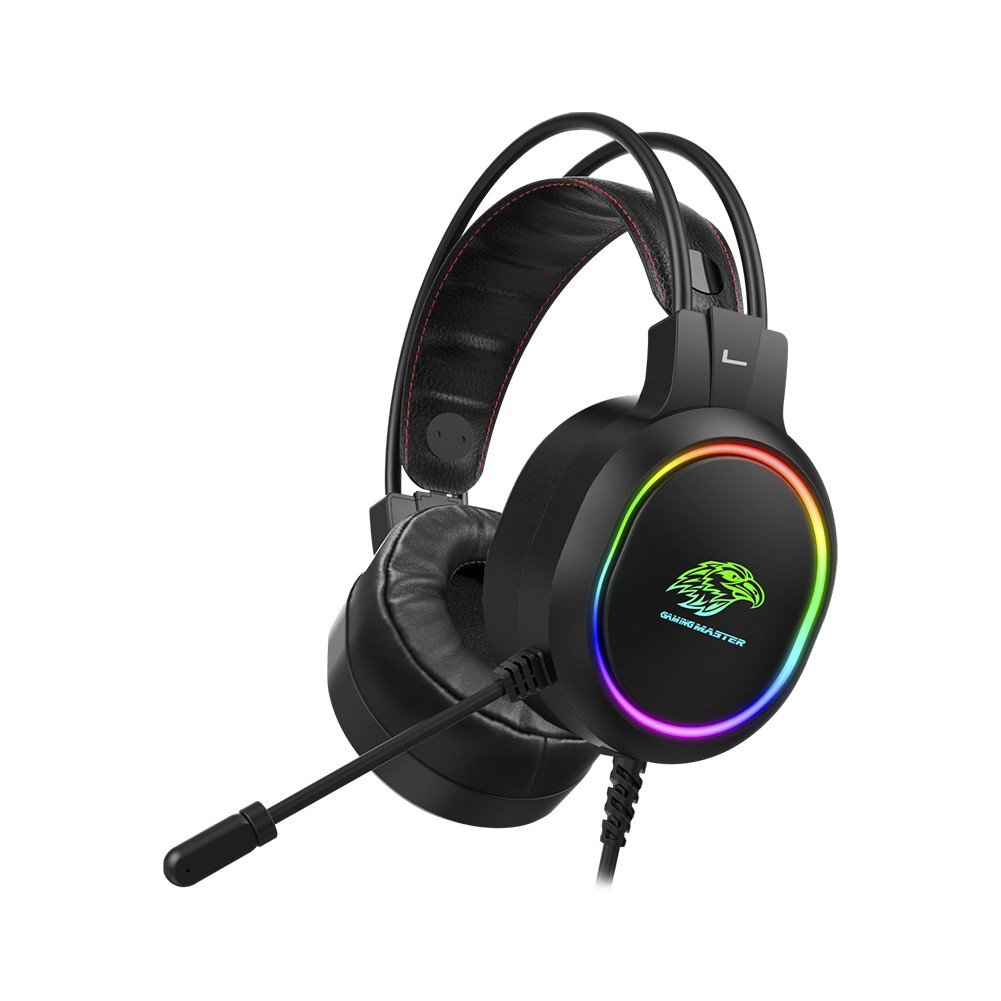 Headset K-Mex Gaming Master RGB AR43 Surround Digital 7.1 USB com ...