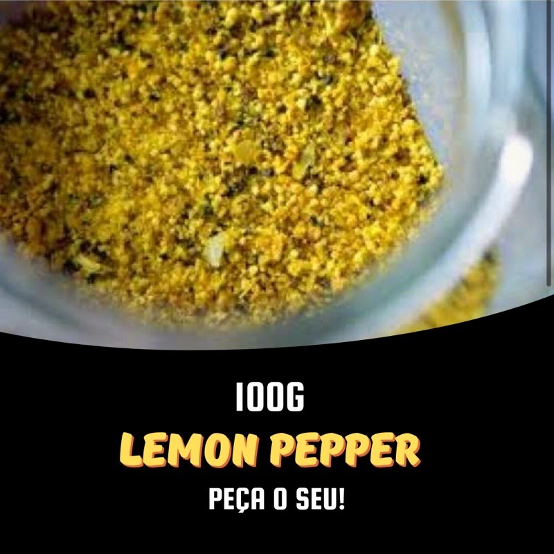 Lemon Pepper - Pacote com 1 Kilo | Shopee Brasil