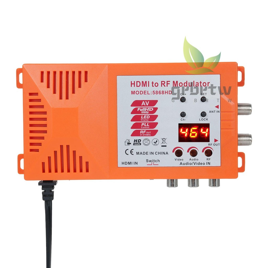 Modulador De TV E AV Para RF Conversor Digital Formato PAL NTSC Doméstica Console De Jogos ...