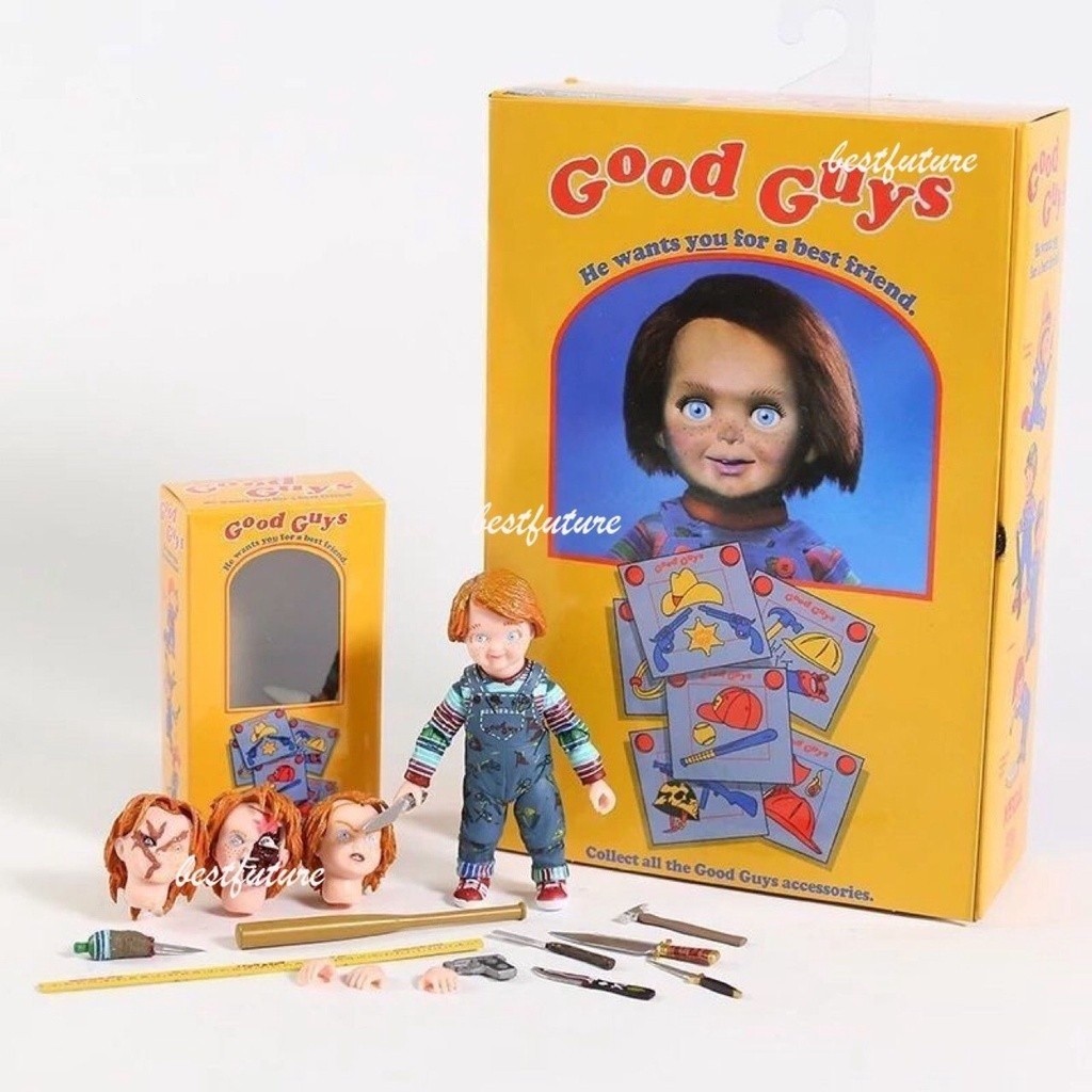 NECA Boneco Cult Chucky, Figura de Ação Fantasma para Crianças, Modelo ...