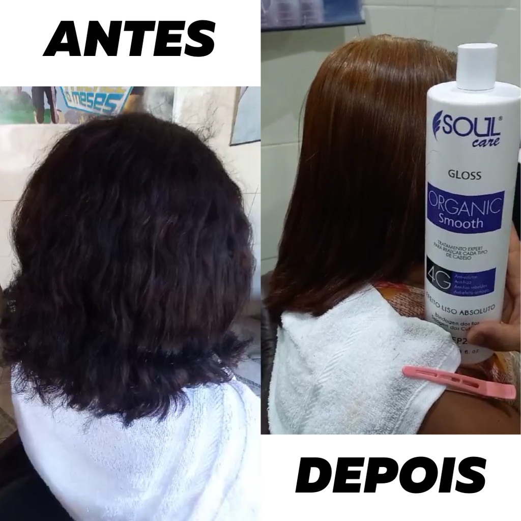 Progressiva Sem Formol Orgânica Profissional Alisamento Capilar Selagem ...