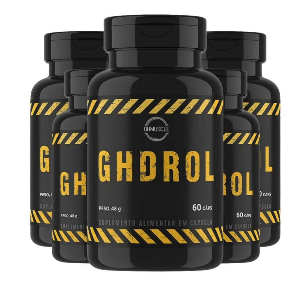 5 Gh drol Original - Formula Avançada + Concentrada + Ganho Muscular ...