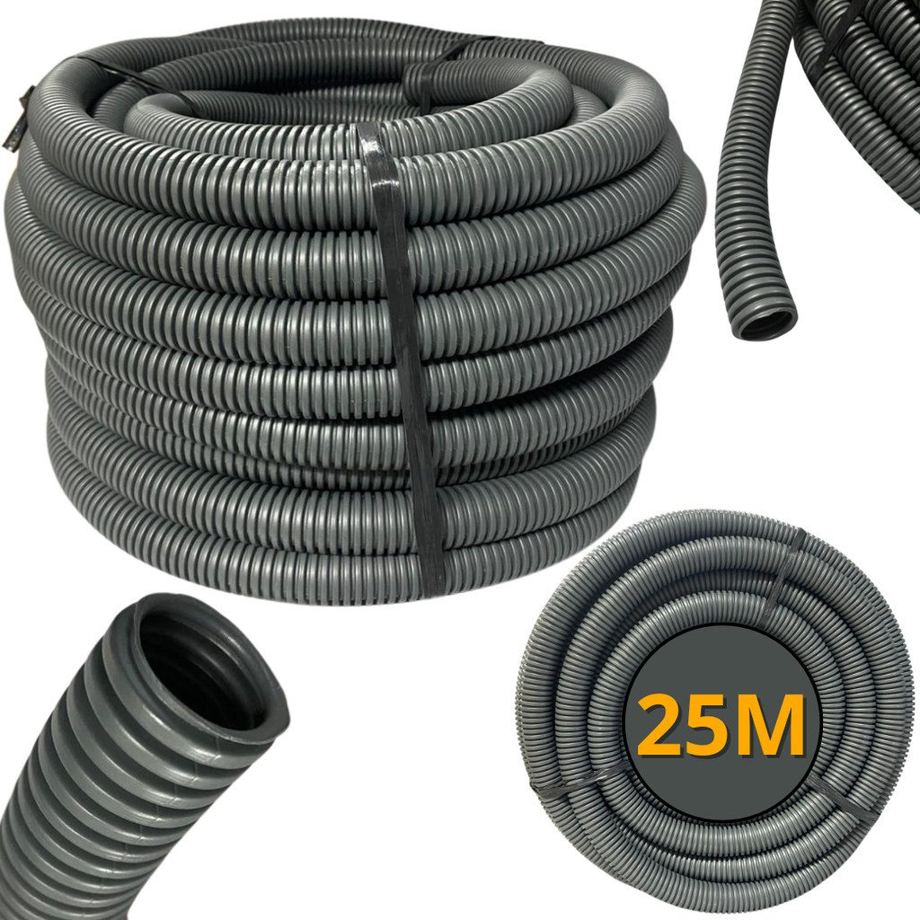 25Metros Conduíte Tubo Flexível Eletroduto Corrugado 3/4 Reforçado ...