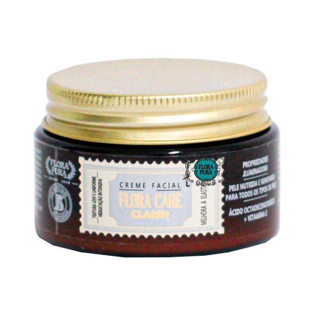 Creme Facial Clarin | Flora Care 100g | Shopee Brasil