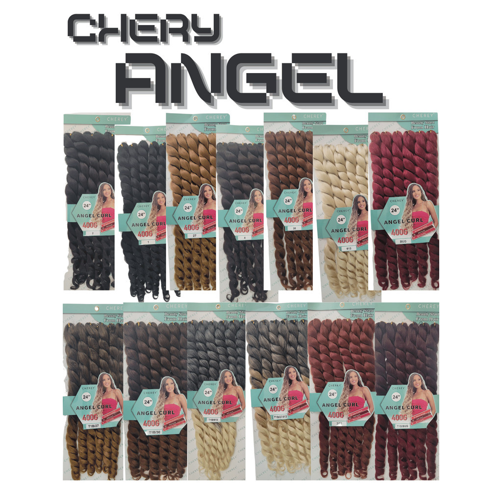 Cabelo Cherey Angel Curl 400gr 60cm | Shopee Brasil