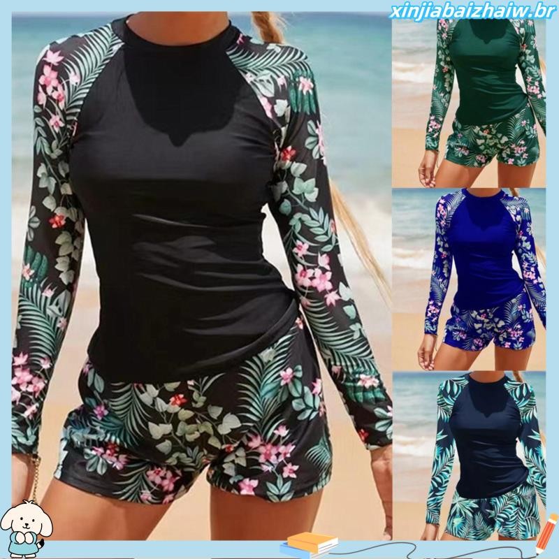 2024 Novo Estilo Protetor Solar Fato de banho Fato de banho Moda ...