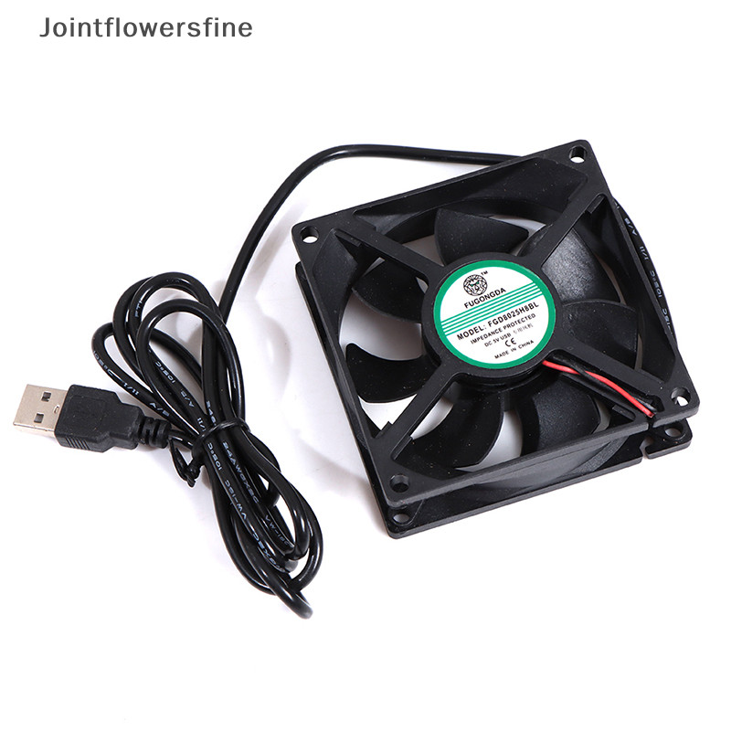 JTFF DC 5V USB Brushless Sleeve Bearing Fen Computador PC Refrigerador ...