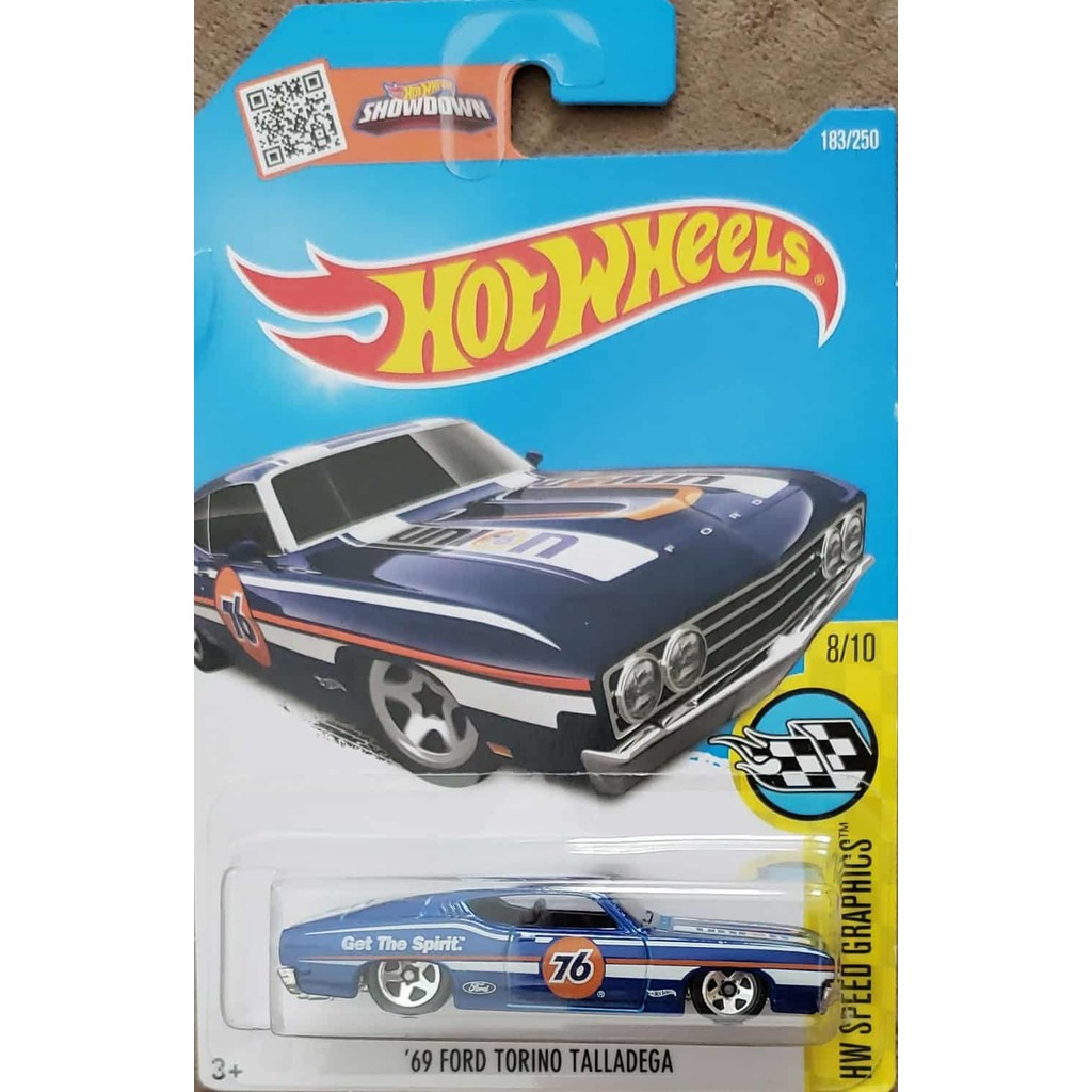 Hot Wheels Speed Graphics - '69 Ford Torino Talladega | Shopee Brasil