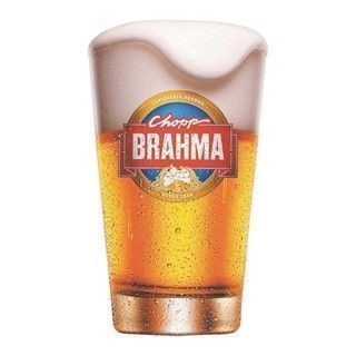 KIT C/4 COPO DE VIDRO PARA CHOPP CALDERETA BRAHMA NADIR FIGUEIREDO - 350 ML | Shopee Brasil