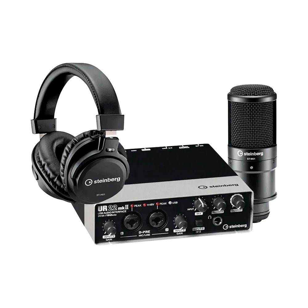 Kit de Gravação Steinberg UR22 MKII Preto - AC2972 | Shopee Brasil
