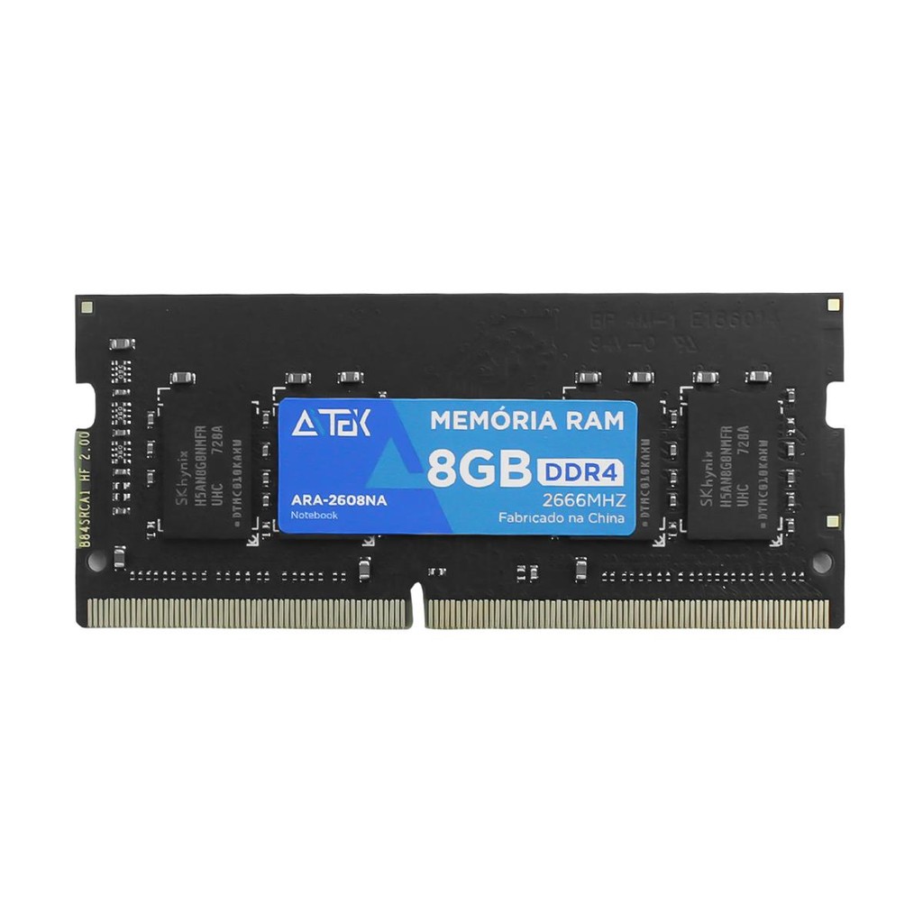 Memória RAM Gaming Notebook DDR4 8GB 2666MHz | Shopee Brasil