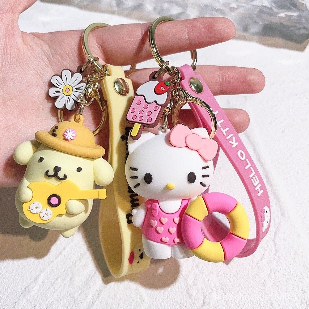 Sanrio Olá Kitty Pochacco Cinnamaroll Chaveiro Feminino Masculino ...