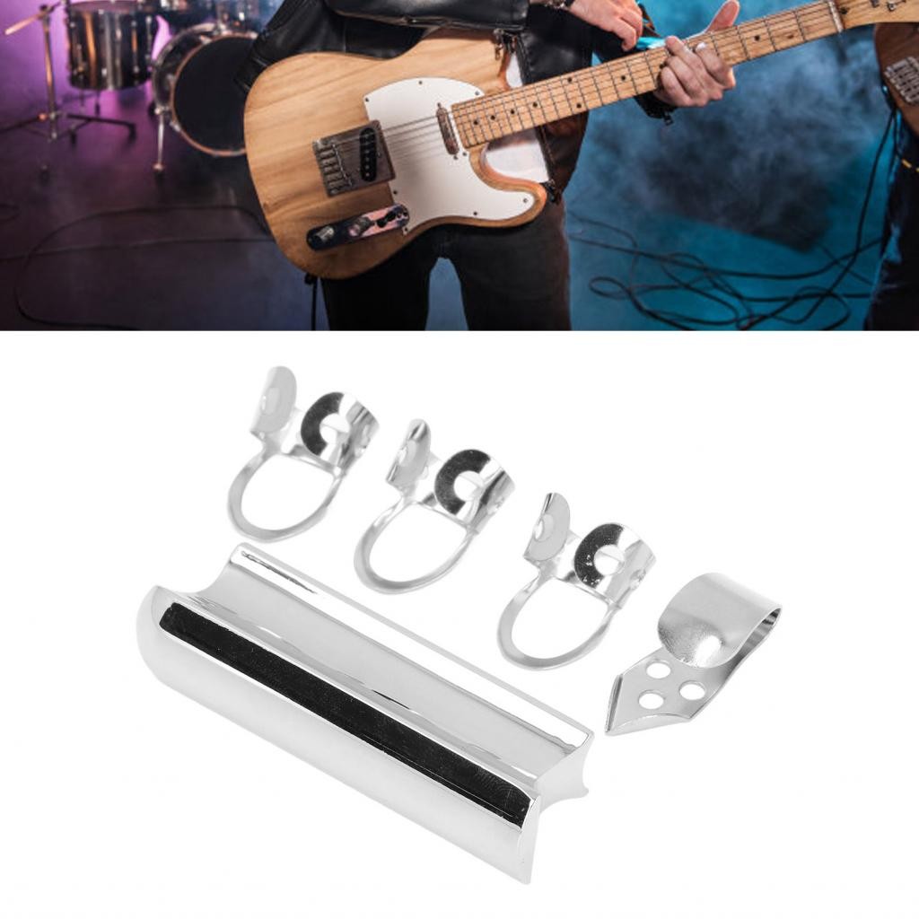 Guitar Slide Tone Bar Glossy Finish Fine Processing Stainless Steel for ...