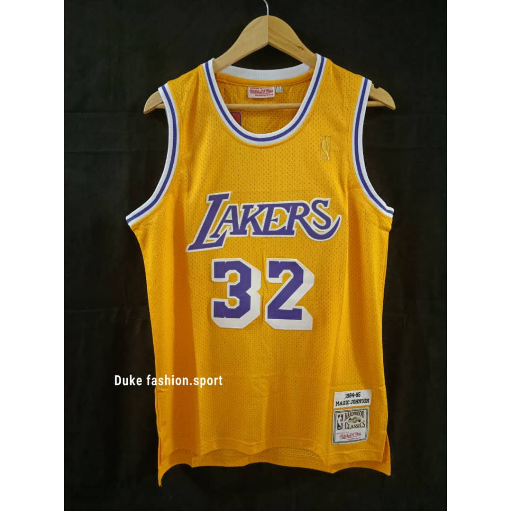 Camisa Da NBA Los Angeles Lakers No . 32 magic Johnson jersey Camisas ...