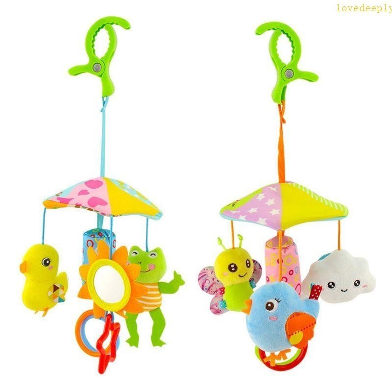 Loveeeply Animal Criby Hanging Toy Carrinho Passeio Bebê Cama Recém ...