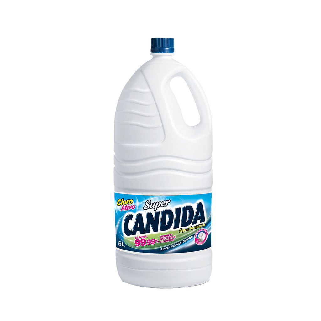 Agua Sanitaria 5Lt Super Candida | Shopee Brasil