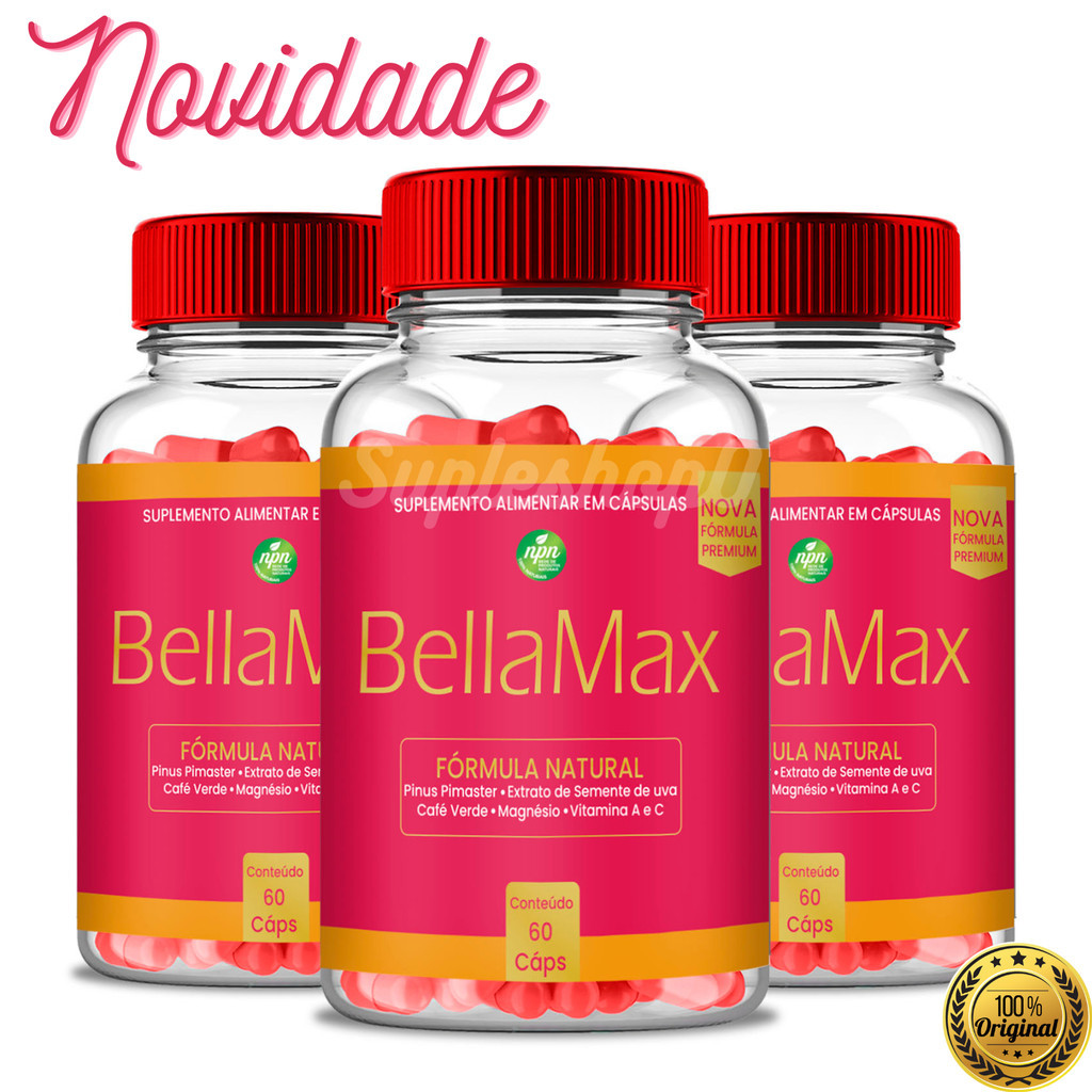 Novo Bella Max 180 Cápsulas - Cuidado Contra Varizes Premium | Shopee ...