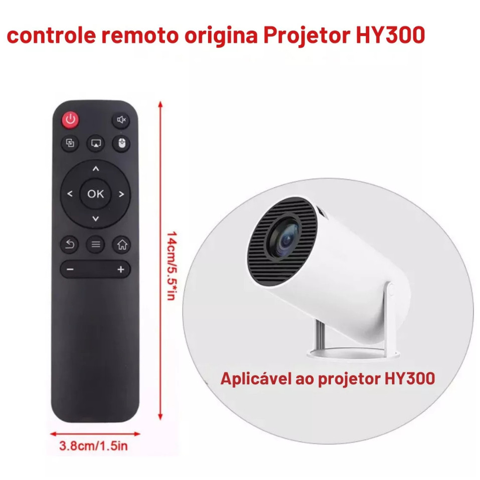 Controle Remoto Para Projetor Magcubic Hy300 Original | Shopee Brasil