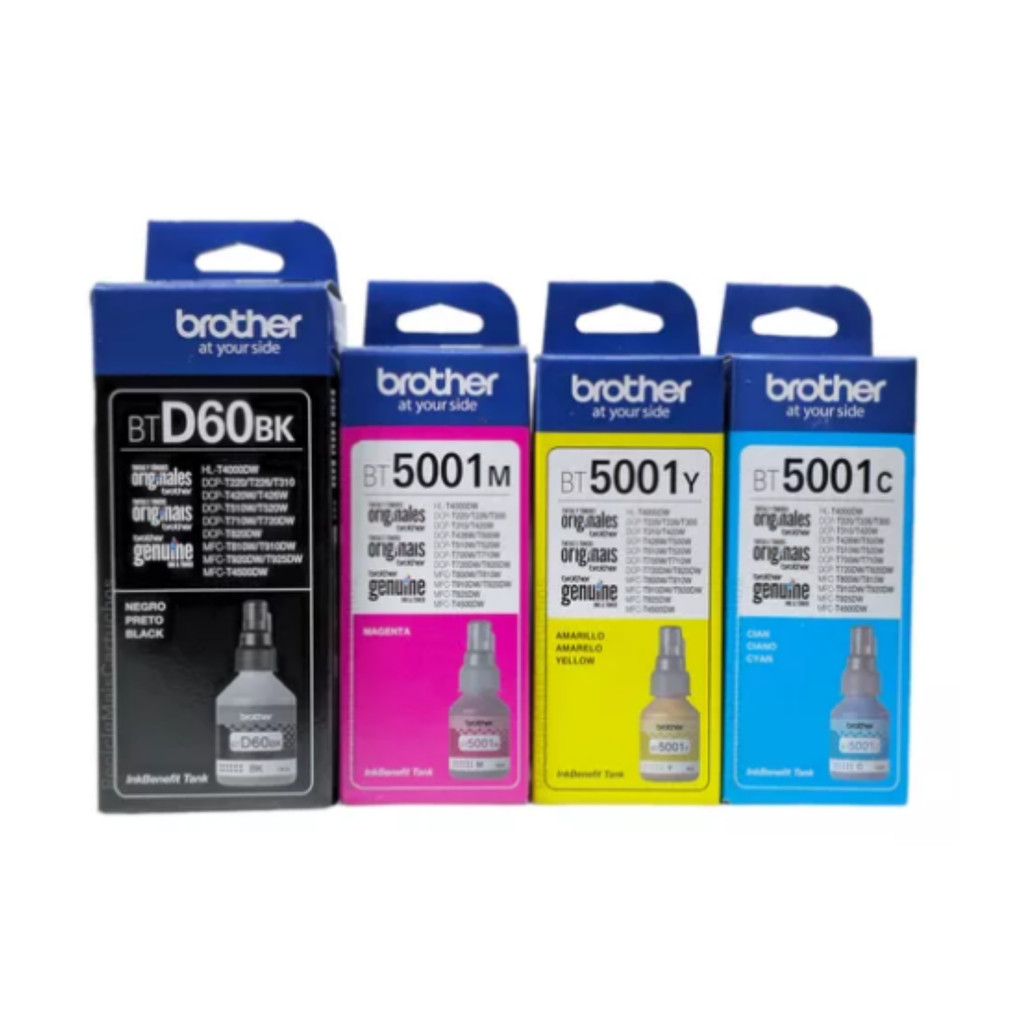 Kit Tintas Br Btd60 Bt5001 Dcp T220 T510 T4500 T4000 | Shopee Brasil