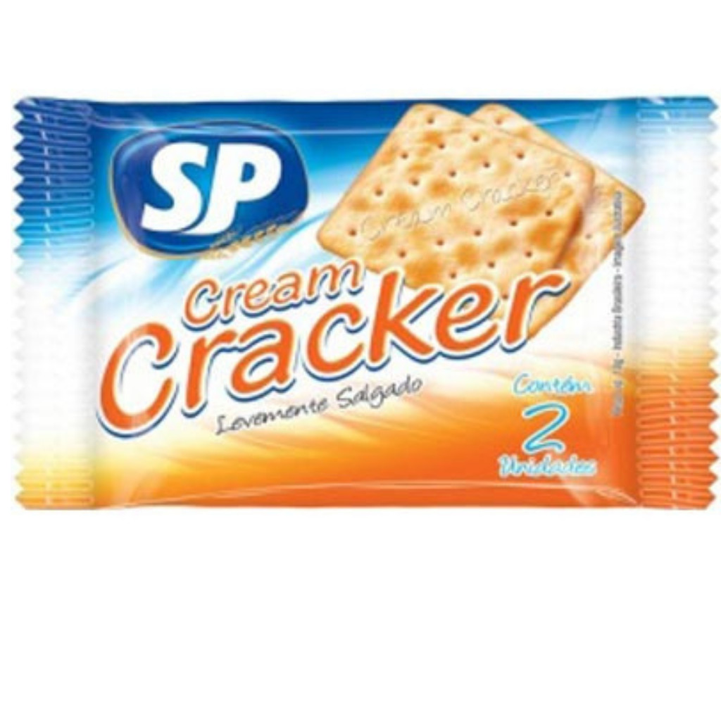 Biscoito SP Bolacha Cream Cracker em Sachê 8g - 180 UNIDADES | Shopee ...