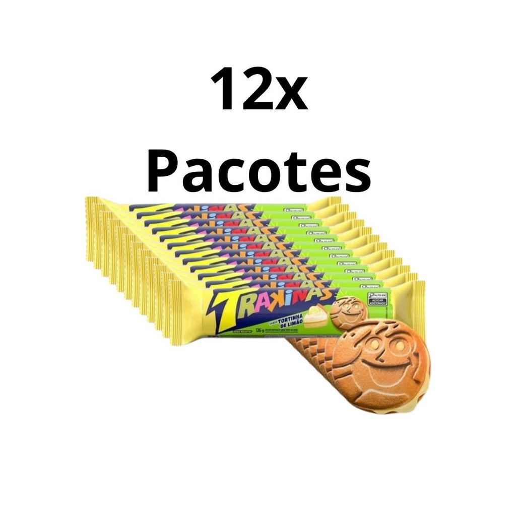KIT TRAKINAS LIMÃO 12 UNIDADES | Shopee Brasil