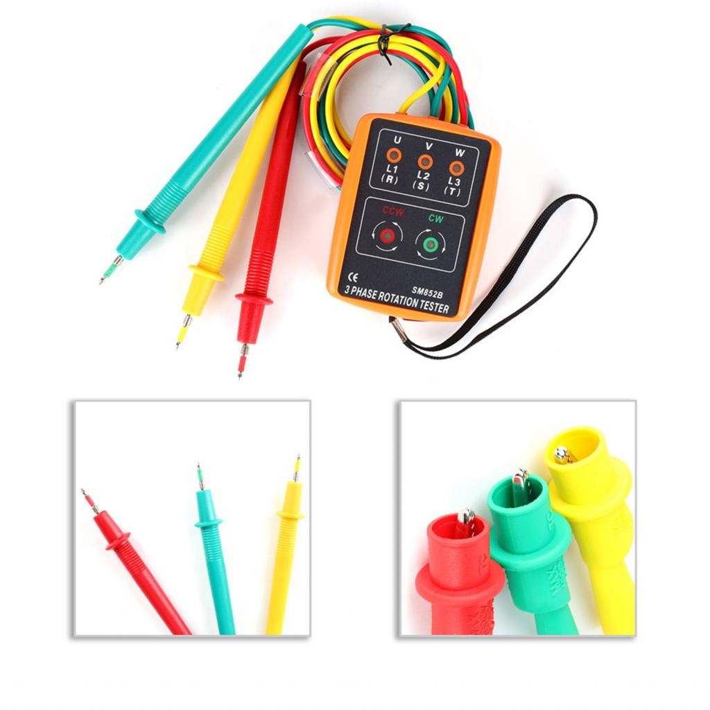 Sequence Tester Double Insulation 3-Phase Rotation for Laboratory ...