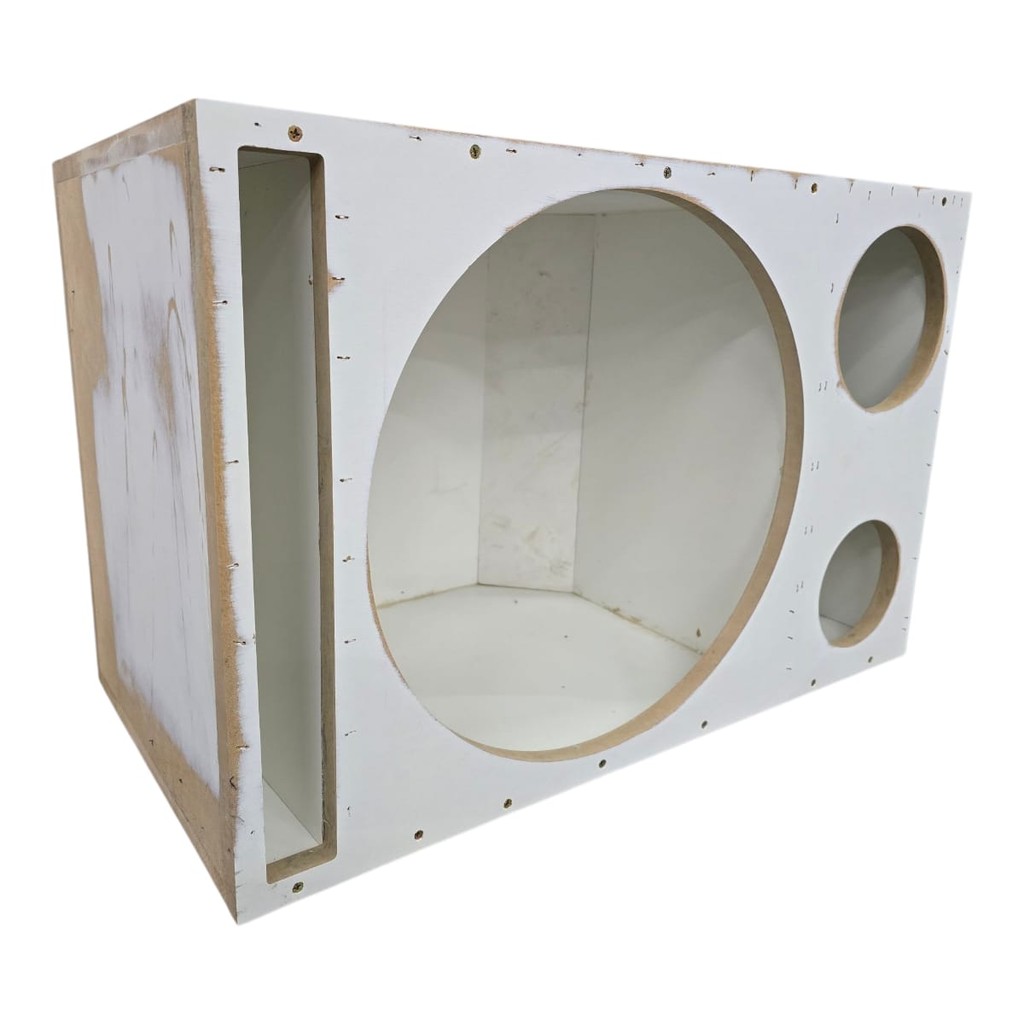 Caixa De Som Aut Trio 15 Polegadas 46L Duto Régua 100% MDF | Shopee Brasil