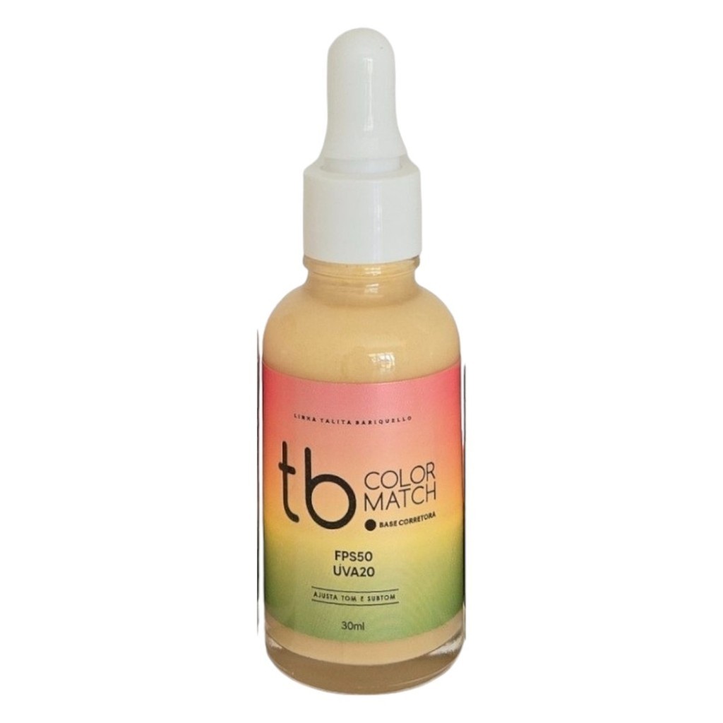 Base Corretora TbColor Match Talita Bariquello cor Amarelo | Shopee Brasil