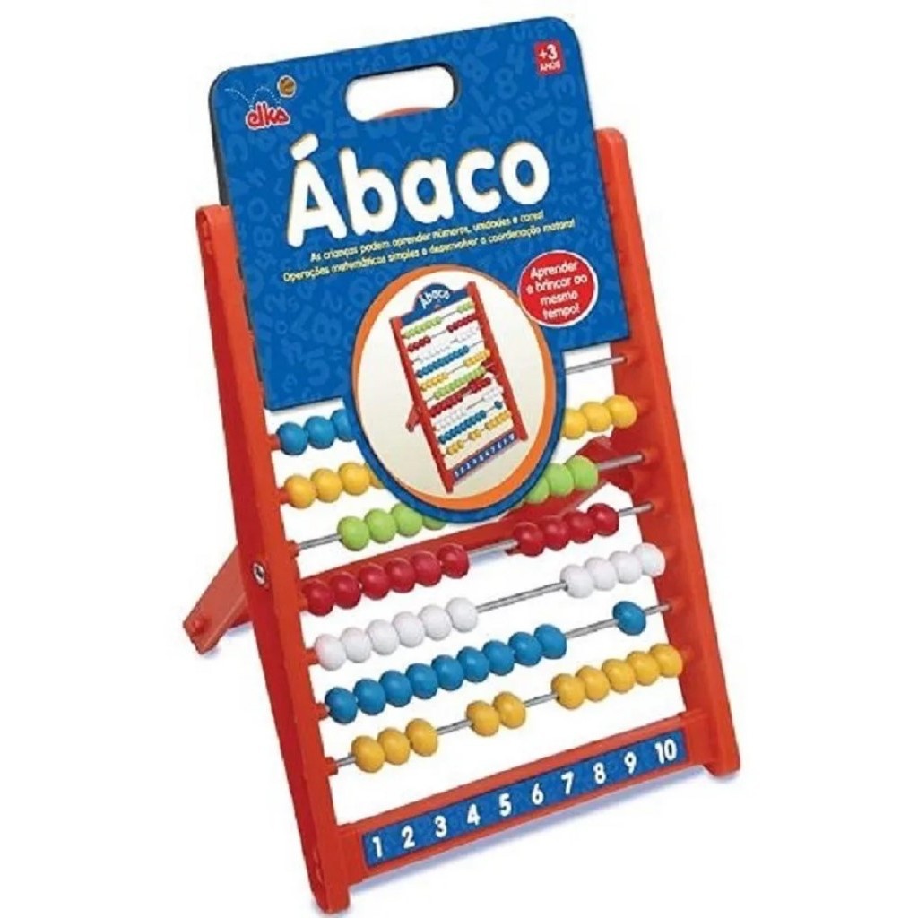 Ábaco Escolar 100 Unidades 512 - Elka | Shopee Brasil
