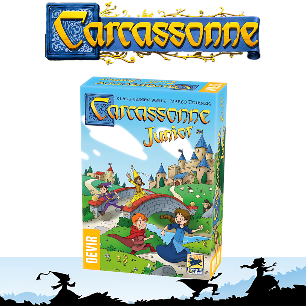 JOGO DE TABULEIRO DEVIR - CARCASSONNE JUNIOR | Shopee Brasil