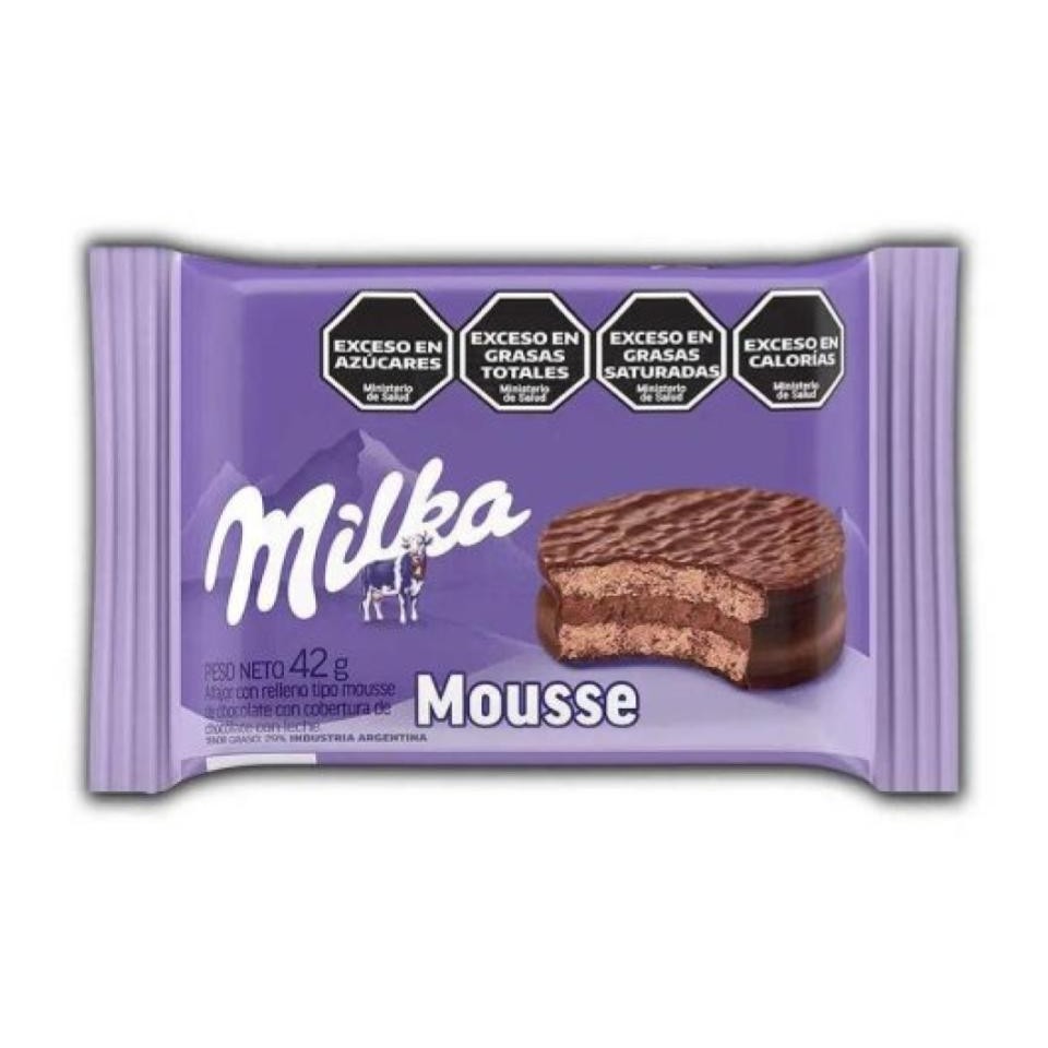 Alfajor Milka Argentino Mousse Chocolate 42g | Shopee Brasil