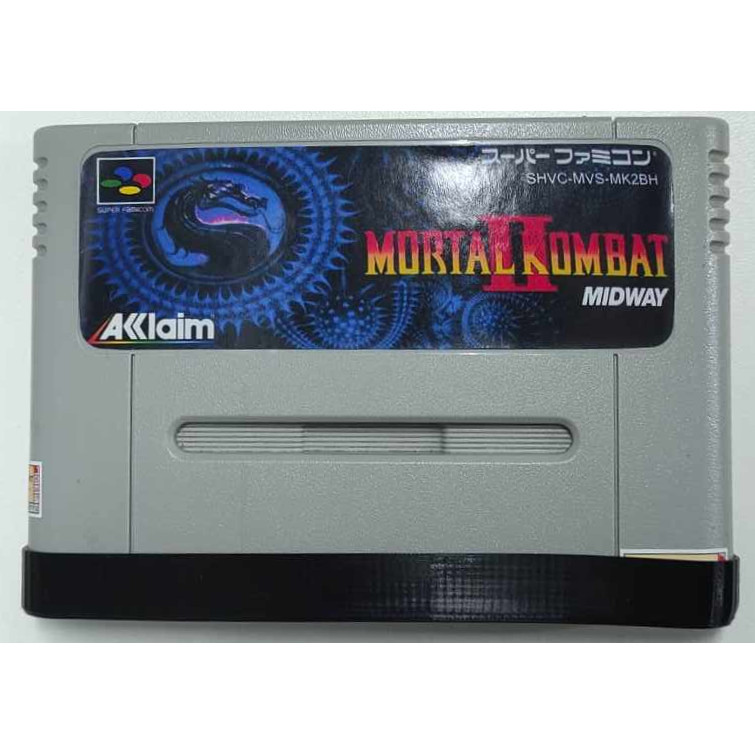 Jogo Mortal Kombat 2 Beta VER.Fatality Now Snes Repro Nova 100% ...