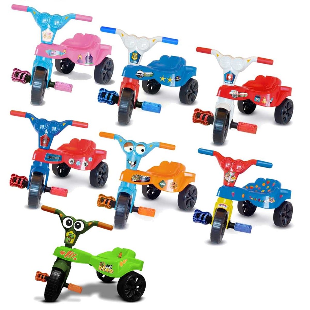Triciclo Velotrol Infantil Tico-Tico Kepler Cores e Modelos | Shopee Brasil