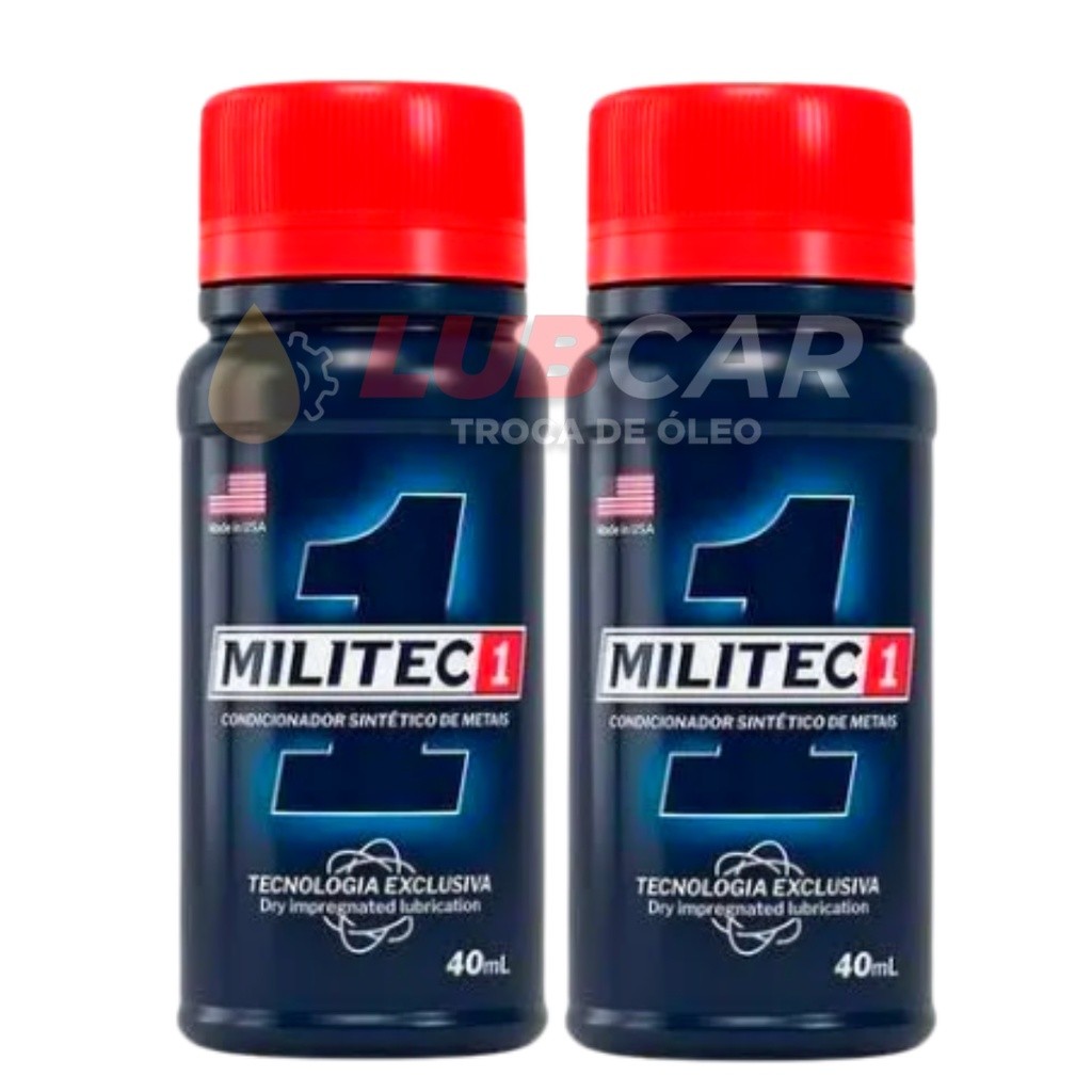 Kit 2 Militec-1 40ml Condicionador de Metais Original para Motor ...