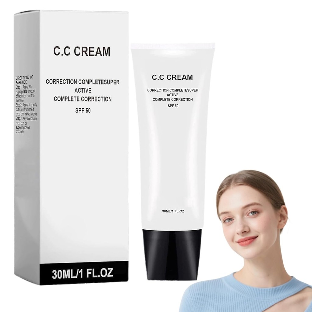 Cc Cream for Older Women, Cc Cream Self Adjusting for Mature Skin, cc cream for Covers Blemishes ...