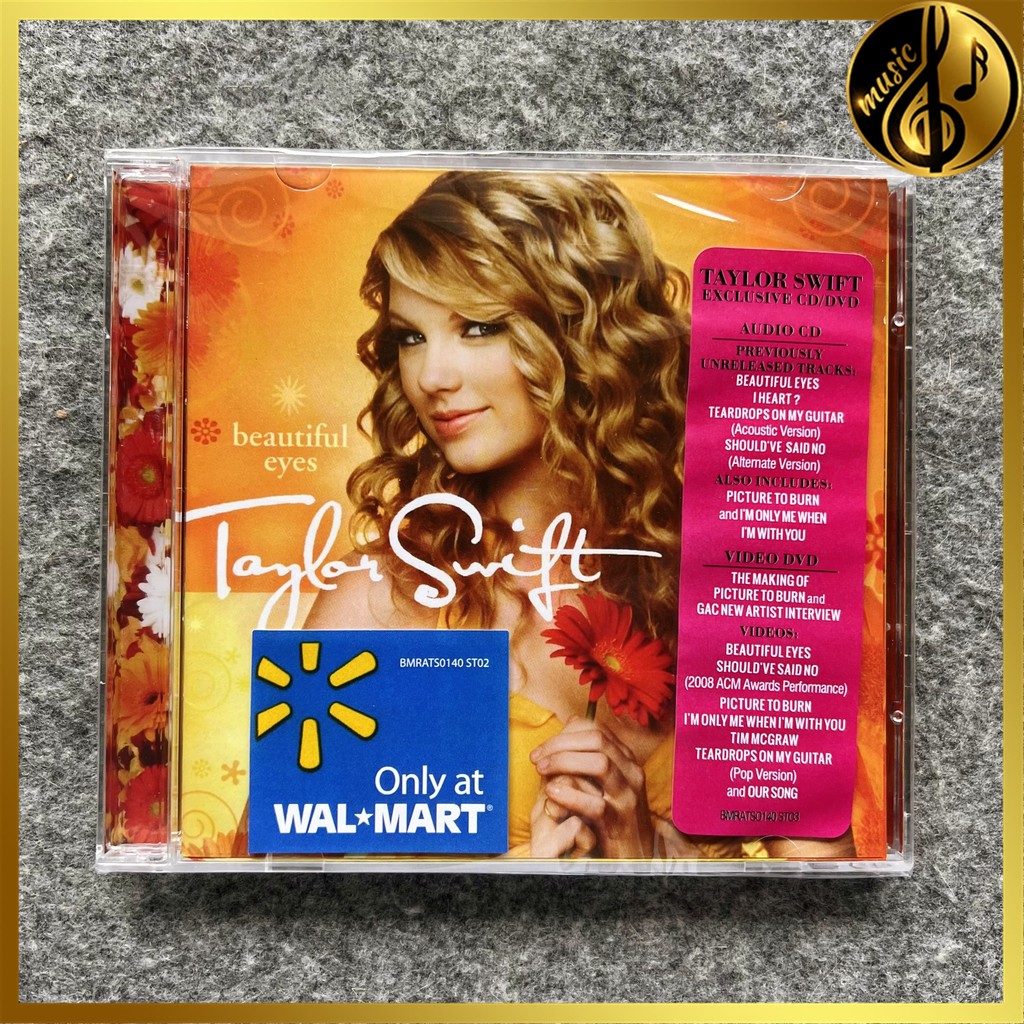 Taylor Swift Beautiful Eyes Original CD+DVD Album Brand New [Lacrado ...