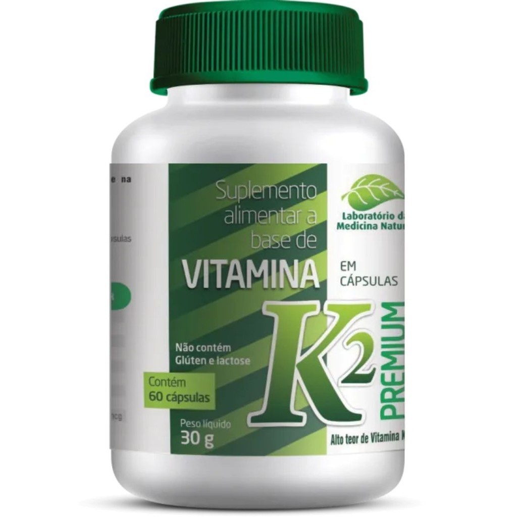Vitamina K2 Premium 100mcg Medinal Suplemento Alimentar 60 Capsulas ...