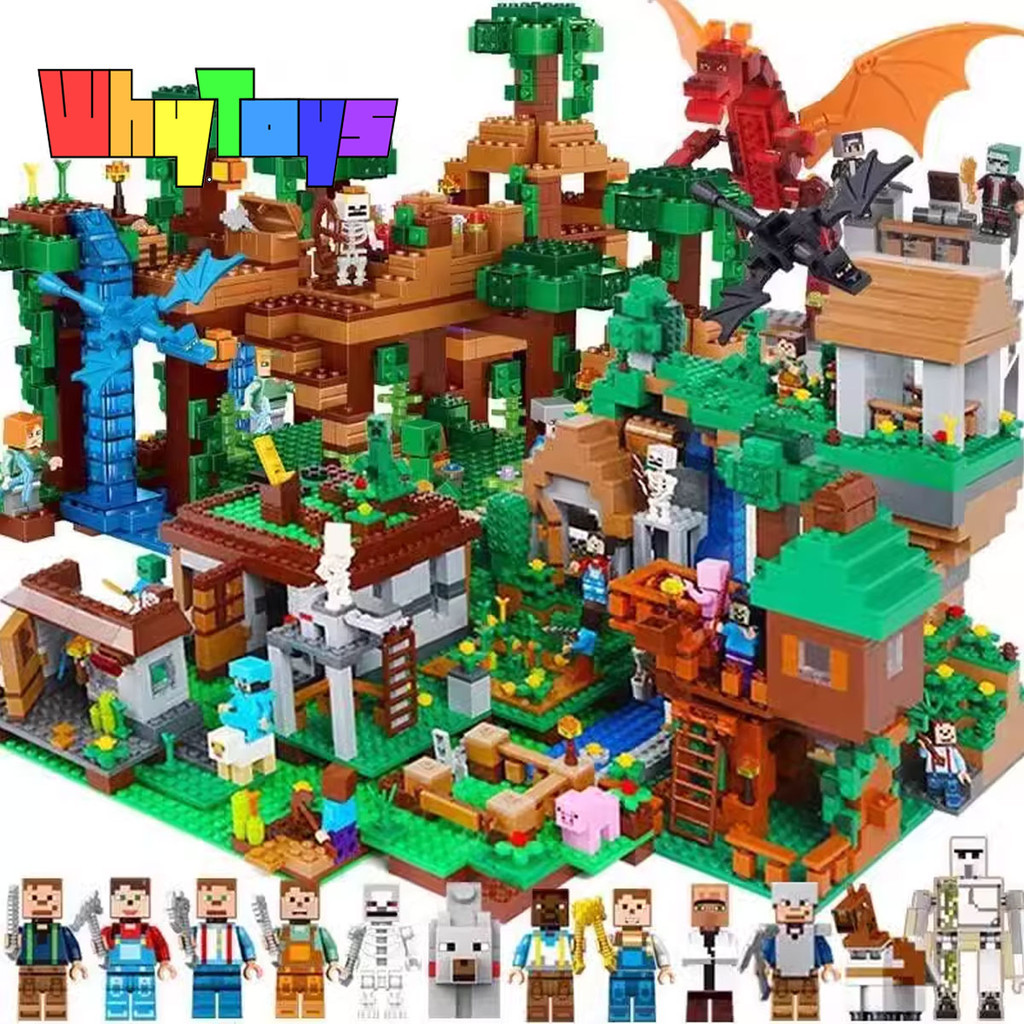 MY WORLD THE MOUNTAIN CAVE BUILDING BLOCKS, MINECRAFTINGLYS, FIGURAS ...