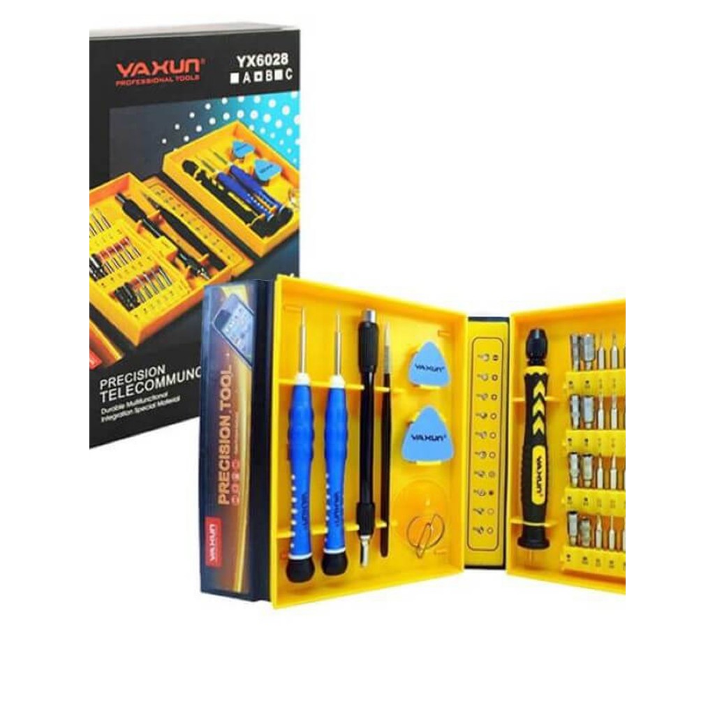 Chave Precisão Profissional Kit Com 38 Peças Yaxun Yx6028b | Shopee Brasil