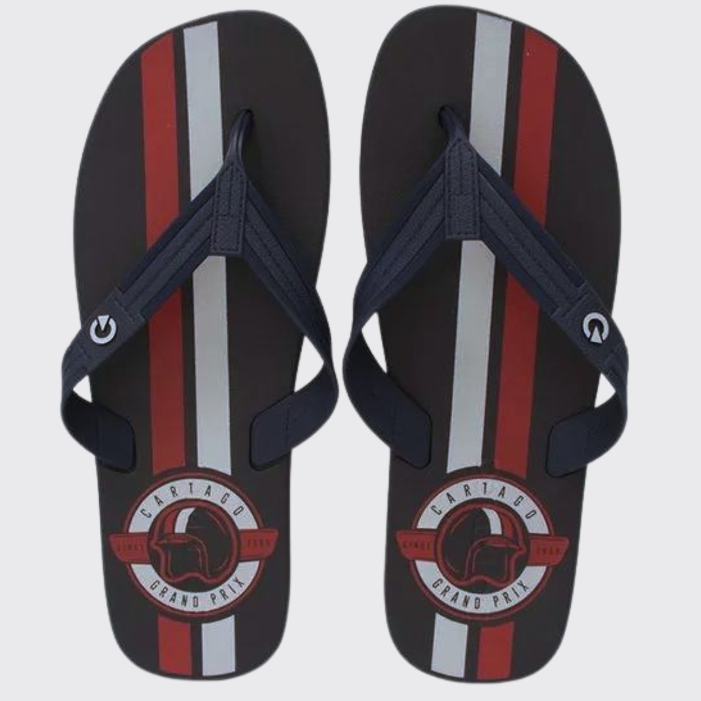 Chinelo de Dedo Juvenil Masculino Cartago Atlanta II 12432 | Shopee Brasil