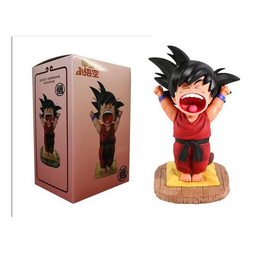 Boneco Son Goku Dragon Ball Z Good Morning Wukong C/ Caixa | Shopee Brasil