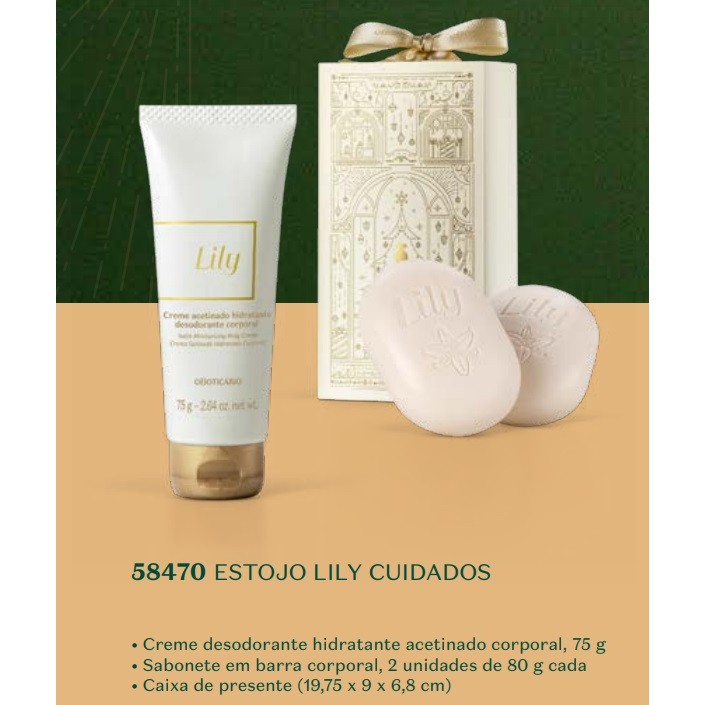 Kit Presente Lily Tradicional - O Boticário | Shopee Brasil