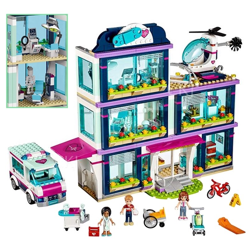 Compatível lego city Meninas Amigos Série Heartlake Hospital Modelo ...