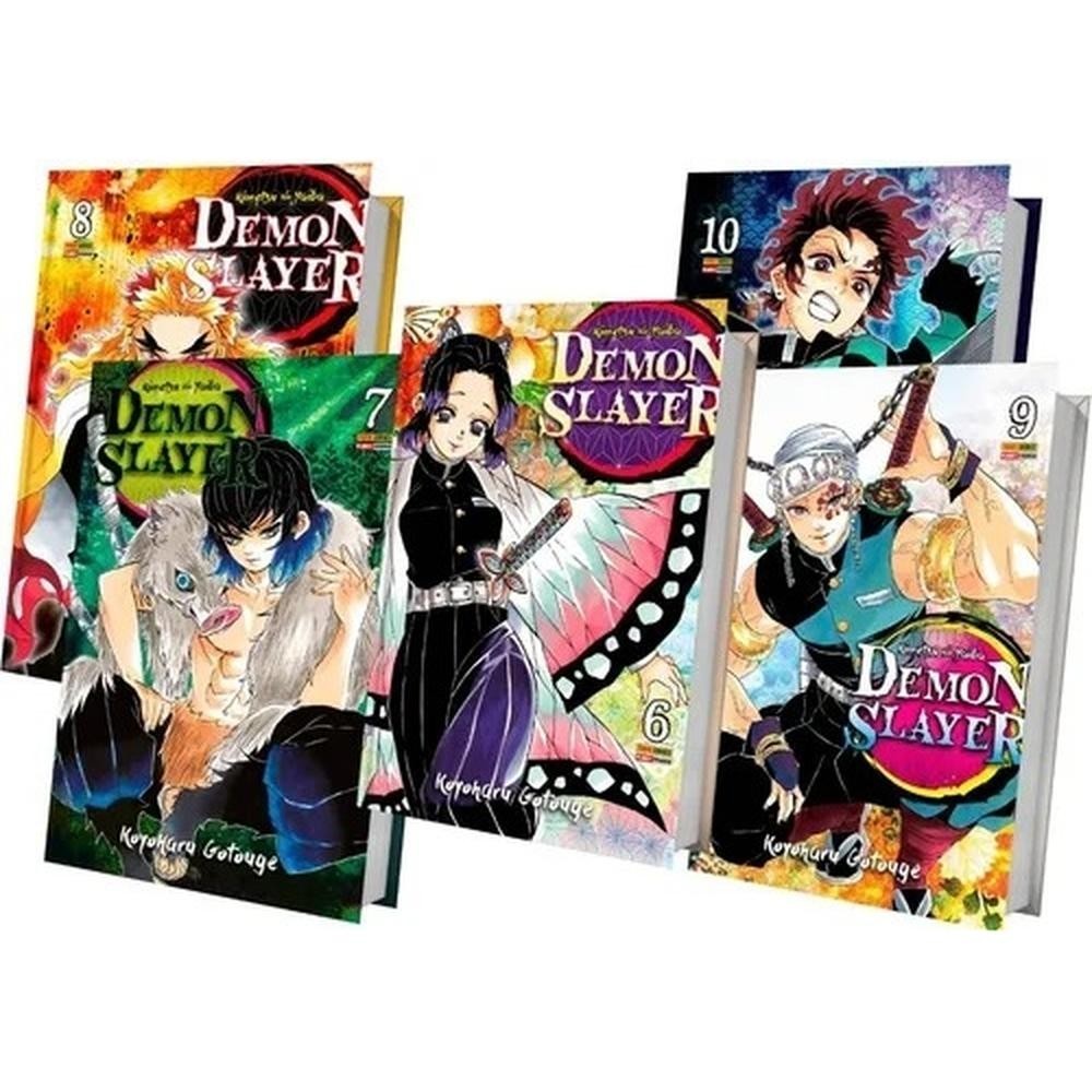 Kit Demon Slayer Vol. 6 ao 10 | Shopee Brasil