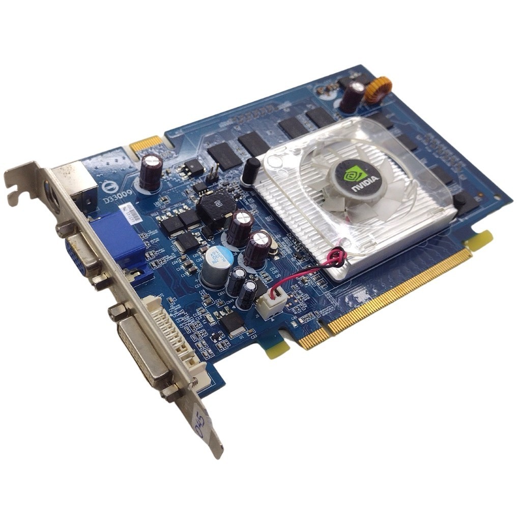 Placa De Vídeo GeForce 8500GT 256MB DDR2 128Bits Pci-e | Shopee Brasil