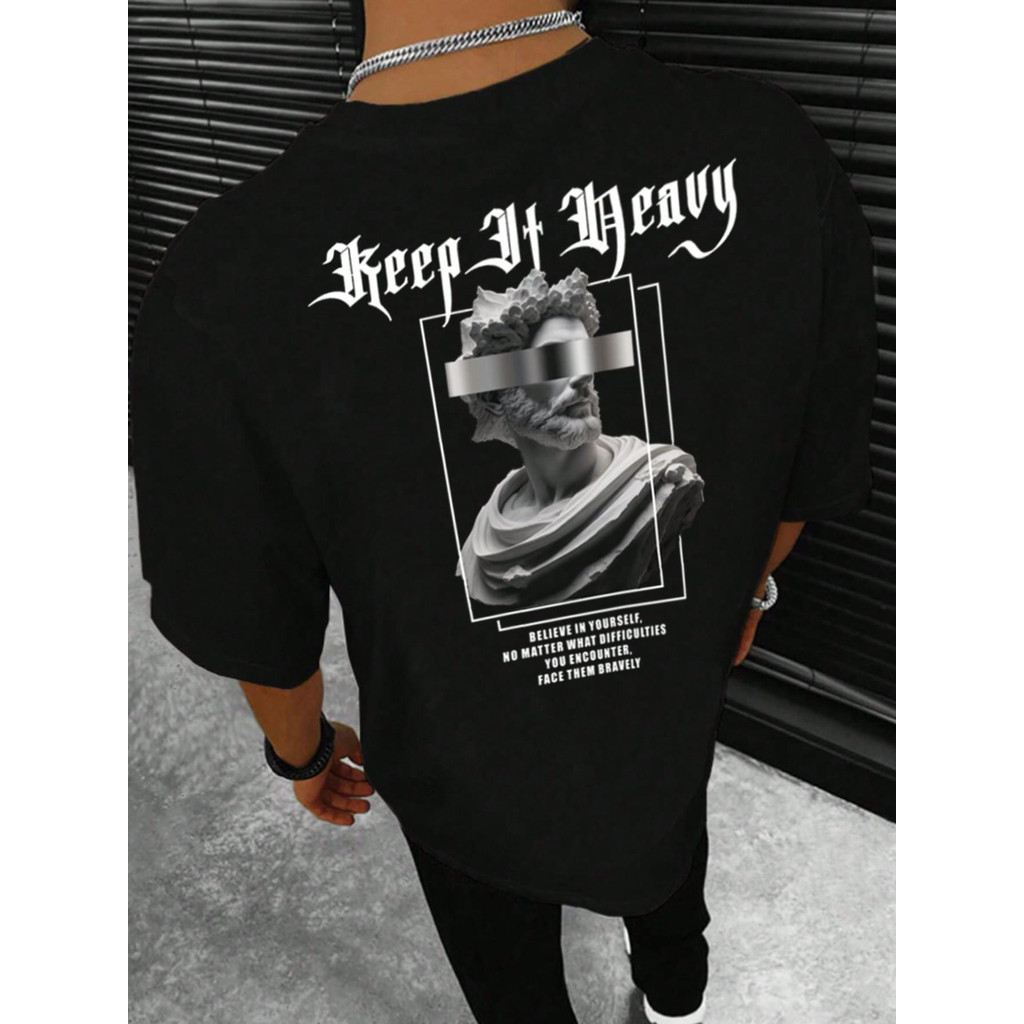 Camiseta Keep Di Reavy Camisa Lançamento Unissex 100% Algodão - Envio ...