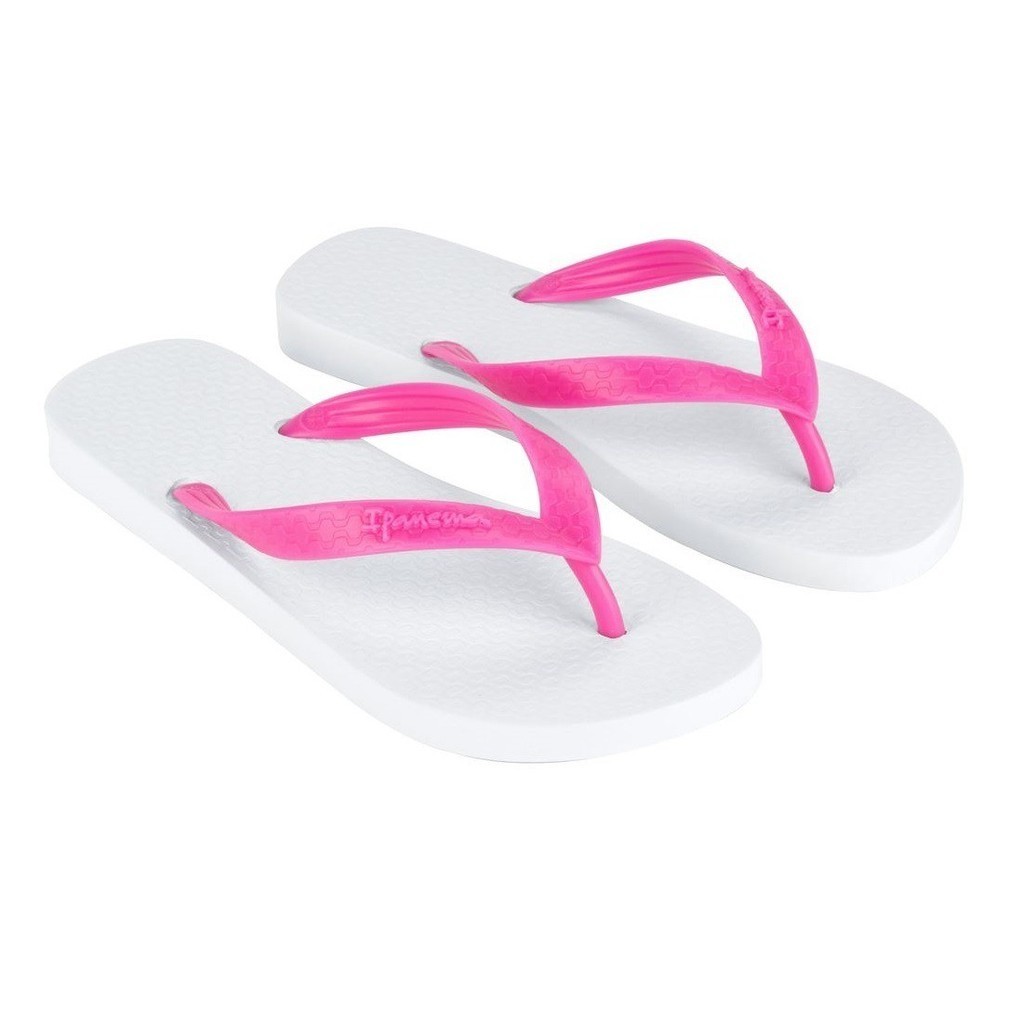Chinelo Sandalia Ipanema Classica Branca Com Tira Pink | Shopee Brasil